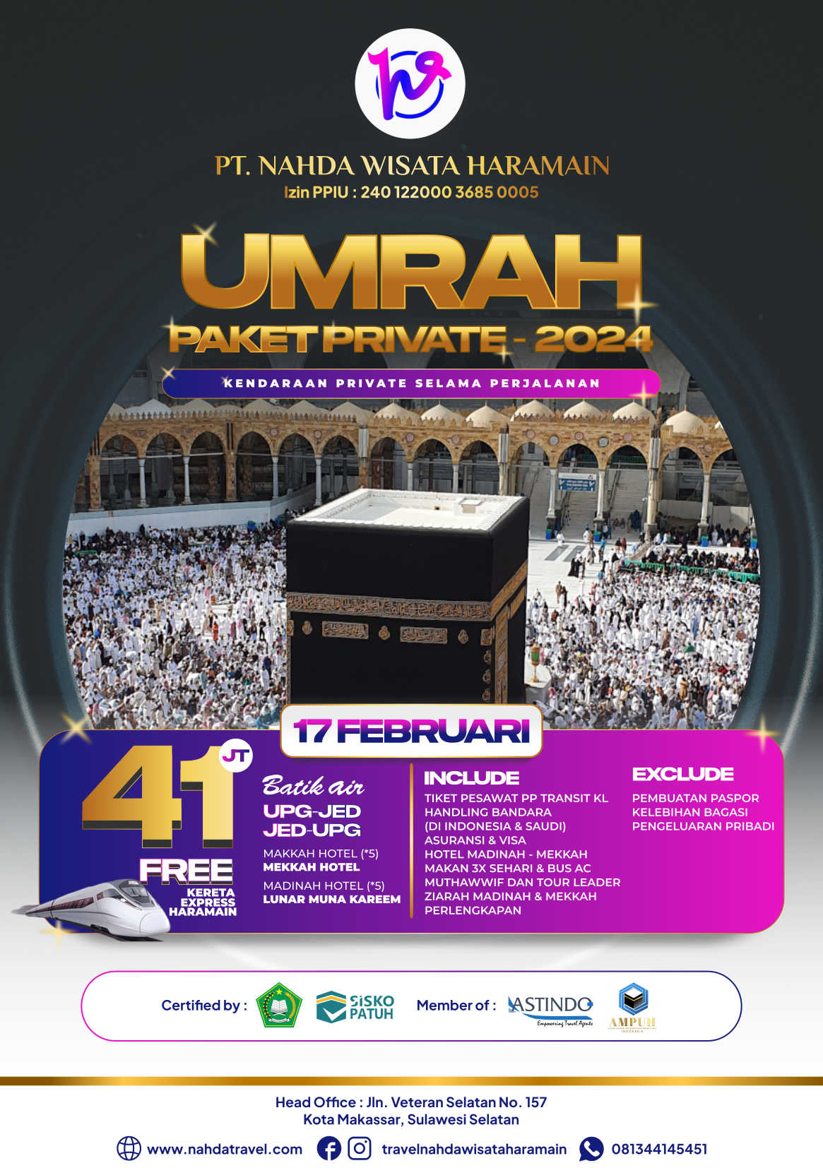 Wisata Religi - PT. Nahda Wisata Haramain